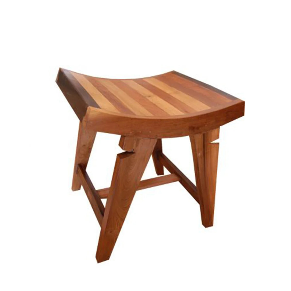 Banquinho De Madeira Maciça Demolição Cavalete